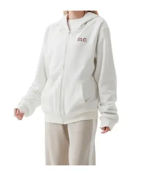 Marissa Chiara Long-sleeved Zip-up Hooded Sweatshirt