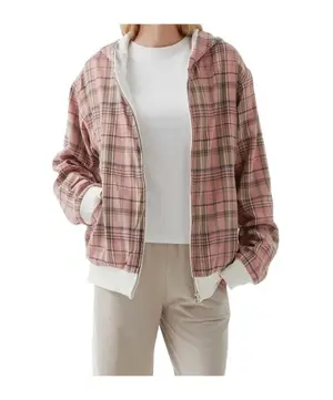Marissa Chiara Long-sleeved Zip-up Hooded Sweatshirt