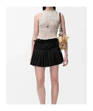 Loewe Pleated Viscose And Linen Shorts