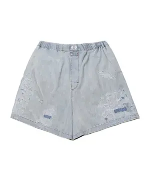 Acne Studios Distressed Denim Shorts