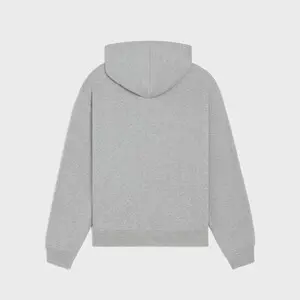 Celine Loose Zip Up Hoodie In Cotton Fleece