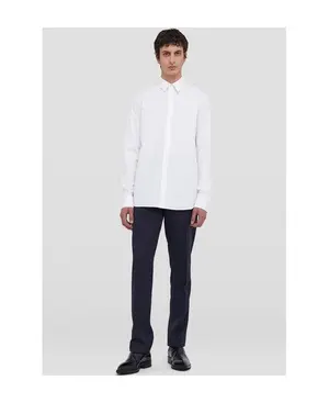 JIL SANDER Long-sleeved Poplin Shirt - White