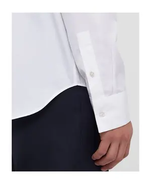 JIL SANDER Long-sleeved Poplin Shirt - White