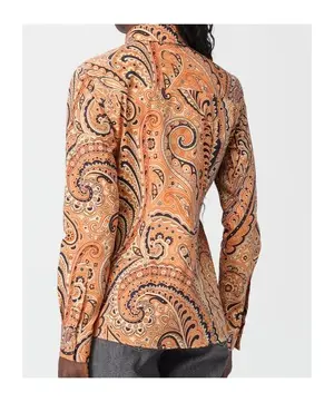 Etro Printed Long Sleeve Shirt