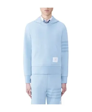 Thom Browne 4-bar Stripe Hoodie - Light Blue