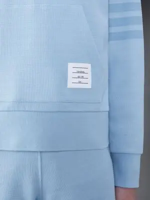 Thom Browne 4-bar Stripe Hoodie - Light Blue