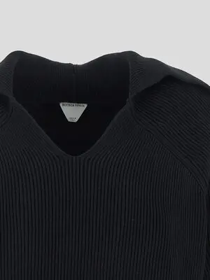 Bottega Veneta Ribbed V-neck Jumper