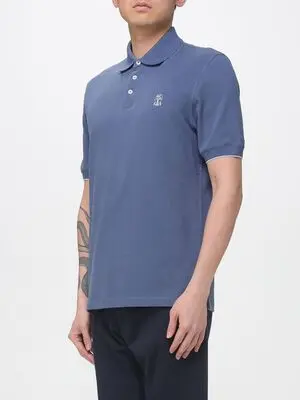 Brunello Cucinelli Logo Detailed Short-sleeved Polo Shirt