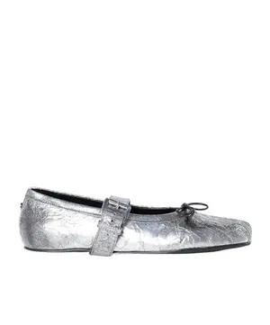 Ann Demeulemeester Silver Tone Shoes For Women