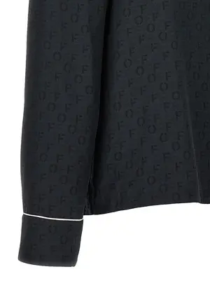 Off-White Monogram Jacquard Pajama Top