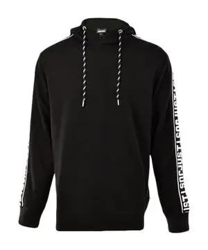 Just Cavalli Logo Print Hoodie - Black