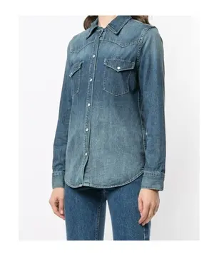 NILI LOTAN Long-sleeved Shirt - Blue