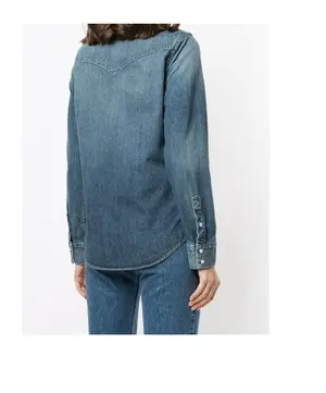 NILI LOTAN Long-sleeved Shirt - Blue