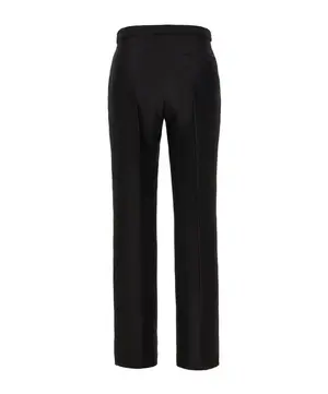 THE ROW Pleated Tailored Trousers