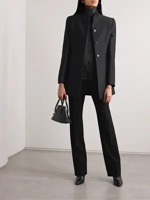 THE ROW Pleated Tailored Trousers