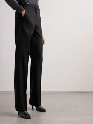 THE ROW Pleated Tailored Trousers
