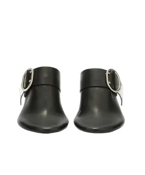 JIL SANDER Buckled Heeled Mules
