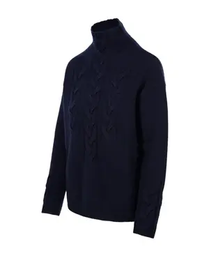 Max Mara High-neck Long-sleeved Sweater - Black