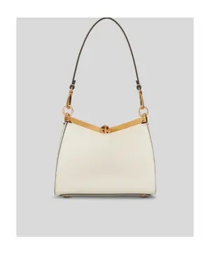 Etro Vela Logo Charm Mini Shoulder Bag - White