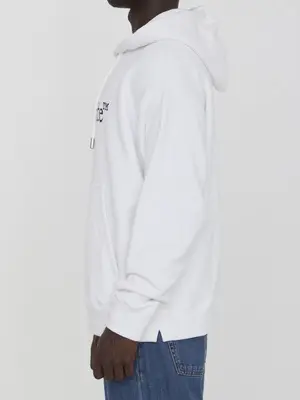 Off-White Bookish Skate Drawstring Hoodie - White