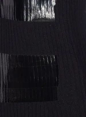 MAISON MARGIELA Ribbed Turtleneck Sweater With Contrast Panels