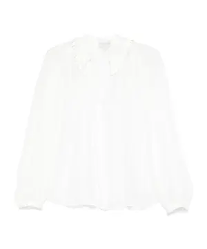 FORTE_FORTE Semi-sheer Shirt - No