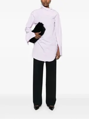 Dries Van Noten Wide Leg Casual Pants With Elastic Waist