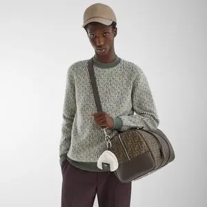 Fendi Ff Medium Duffle Bag - Brown