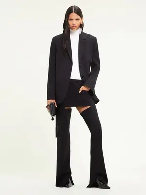 COURREGES Single-breasted Blazer With Removable Straps