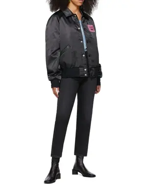 Acne Studios Mece Straight-leg Cropped Jeans