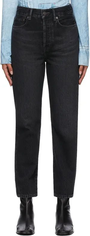 Acne Studios Mece Straight-leg Cropped Jeans