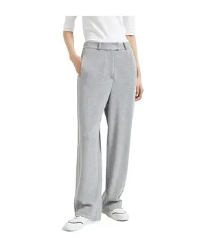 Brunello Cucinelli Wide-leg Jersey Trousers