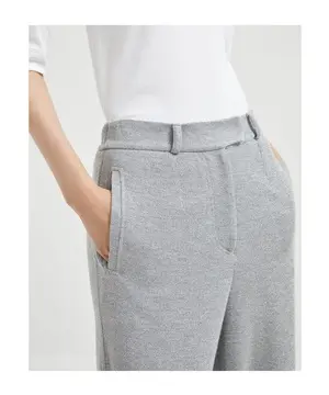 Brunello Cucinelli Wide-leg Jersey Trousers