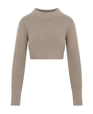 Max Mara Cropped Cashmere Jumper