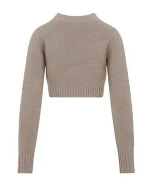 Max Mara Cropped Cashmere Jumper