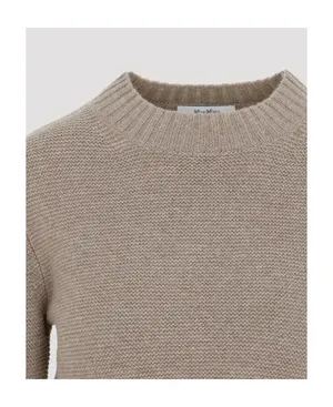 Max Mara Cropped Cashmere Jumper