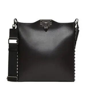 Valentino Garavani Rivet Alcove Shoulder Bag - Black