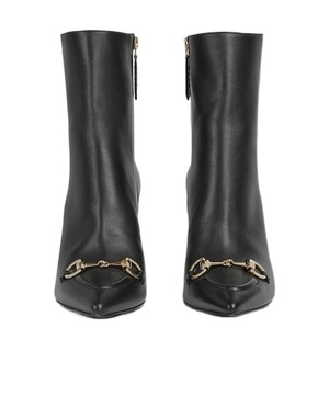 Gucci Horsebit Zip Ankle Boots
