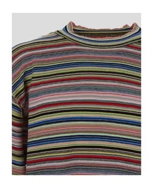MAISON MARGIELA Striped Long-sleeve T-shirt