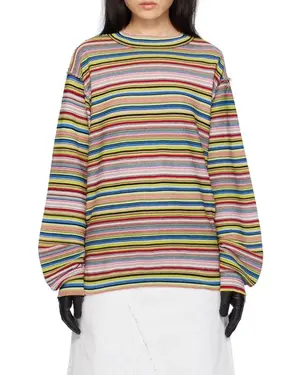 MAISON MARGIELA Striped Long-sleeve T-shirt