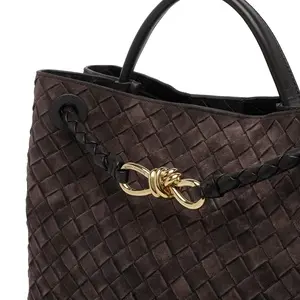 Bottega Veneta Andiamo Shoulder Bag - Black