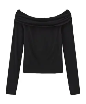 Marissa Chiara Long Sleeve Draped Top