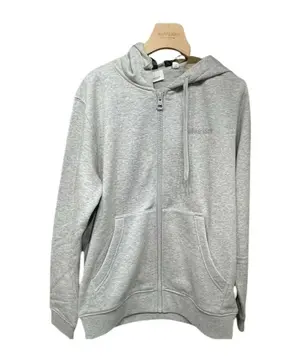 Burberry Cotton Blend Zip Hoodie
