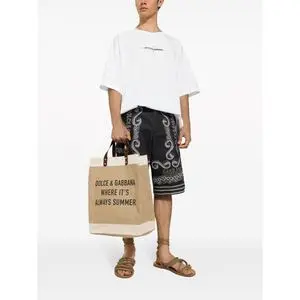 Dolce & Gabbana Logo Tote Bag - Brown
