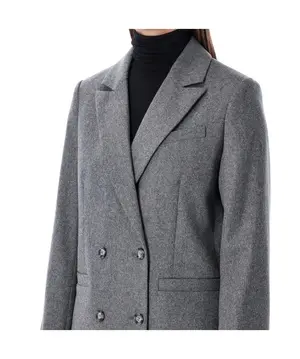 A.p.c. Double-breasted Blazer - Black