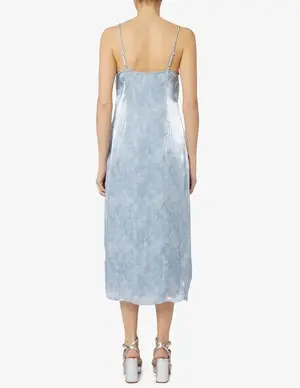 Michael Kors Allover Print Spaghetti Strap Dress