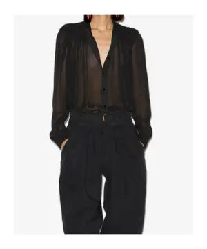 Isabel Marant Étoile Printed Long-sleeve Shirt