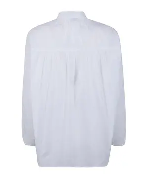 Aspesi Gathered Stand-collar Blouse