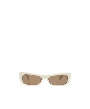 Jacquemus Logo Sunglasses - Nude