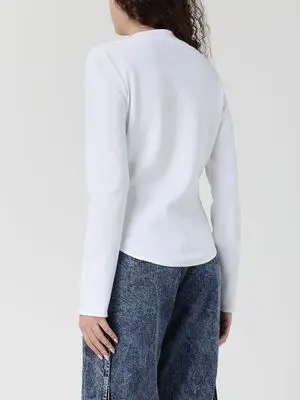 Alaïa Long-sleeved T-shirt With Boat Neckline - No